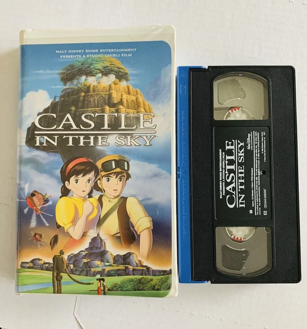 VHS MOVIES CASTLE In The Sky 1986, Anime Film Clamshell Walt Disney- G ...