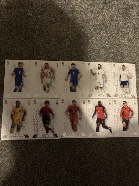 TOPPS MATCH ATTAX UEFA Euro 2024 Premium Pro Cards (10 Cards) £10.00 ...