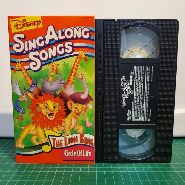 DISNEY'S SING ALONG Songs - The Lion King: Circle of Life (VHS, 1994 ...