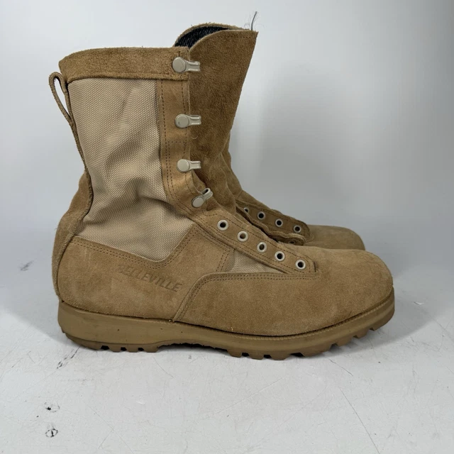 BELLEVILLE ICWR MEN’S Size 12 R Military Boots Tan Gore-Tex Line Combat ...