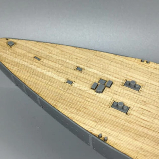 WWII BATTLESHIP BISMARCK Model Wooden Deck For Tamiya 1/350 new Scale W