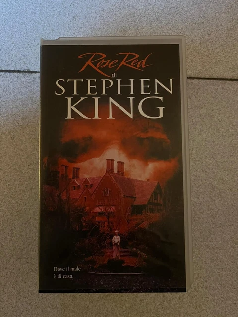 VHS ROSE RED di Stephen King "Dove il male è in casa" Orrore durata 245 ...