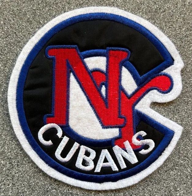 NEW YORK CUBANS Negro League Baseball 5 " Bianco Feltro Team Logo Toppa ...