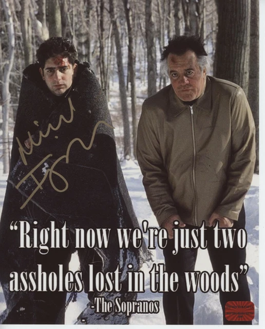 MICHAEL IMPERIOLI LES Sopranos signés 8x10 2 ***trous dans les bois ...