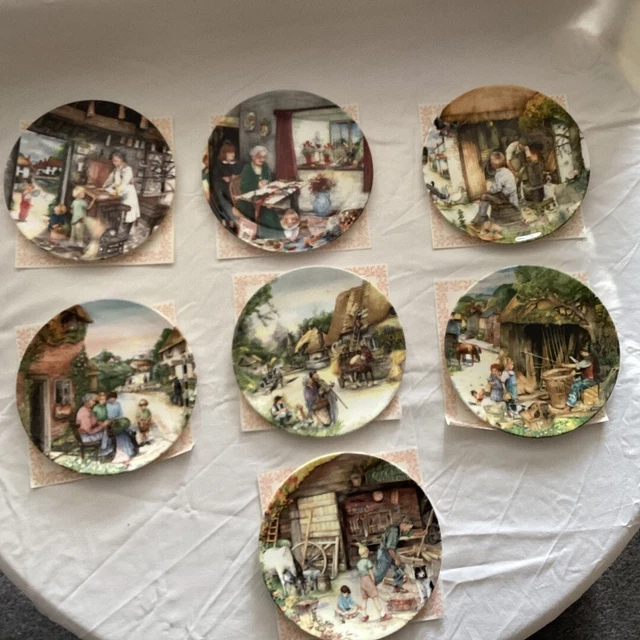 ROYAL DOULTON OLD Country Crafts Plates Certificates Susan Neale ...