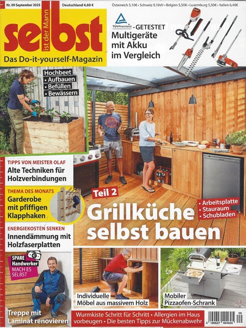 SELBST IST DER Mann Ausgabe 09/2025 September 2025, sehr guter Zustand ...