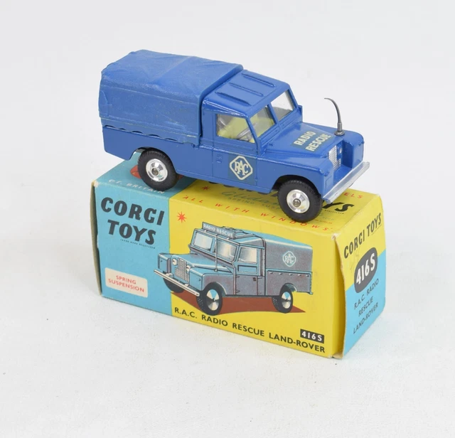 CORGI TOYS 416S R.A.C Land-Rover Virtually Mint/Boxed £235.00 - PicClick UK