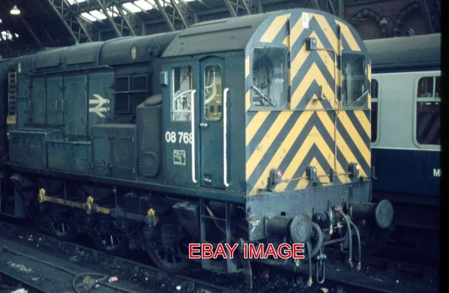 ORIGINAL 35MM SLIDE CLASS 08 SHUNTER NO 08768 AT ST PANCRAS 10/78 £2.75 ...