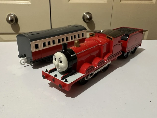 THOMAS AND FRIENDS 'James' Trackmaster TOMY Plarail W/ Red Express ...