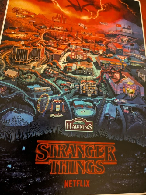 STRANGER THINGS PUZZLE 2000PC NETFLIX CONAD 96.6 x 68.8CM NEW & SEALED ...