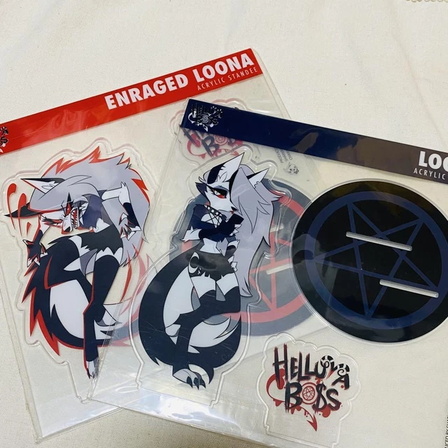 HELLUVA BOSS LOONA Acrylique Stand Lot de 2 figurines de collection ...