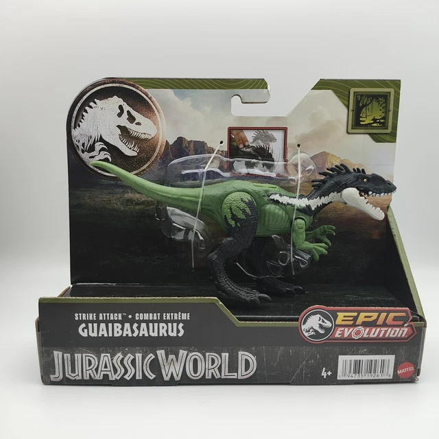 JURASSIC WORLD EPIC Evolution Strike Attack Guaibasaurus Action Figure ...