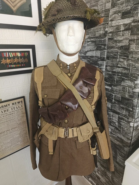 WW2 BRITISH ARMY Royal Artillery Uniform And Webbing £499.95 - PicClick UK