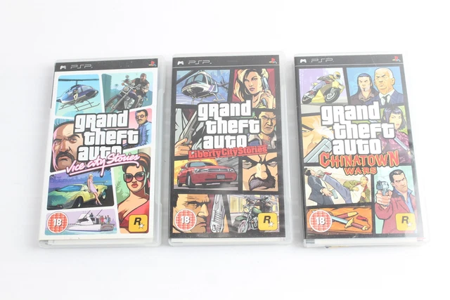 SONY PSP GTA Grand Theft Auto Games Collection Chinatown Liberty City ...