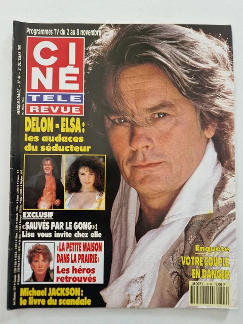 REVUE MAGAZINE CINE TELE REVUE octobre 1991 Alain Delon Elsa EUR 10,00 - PicClick FR