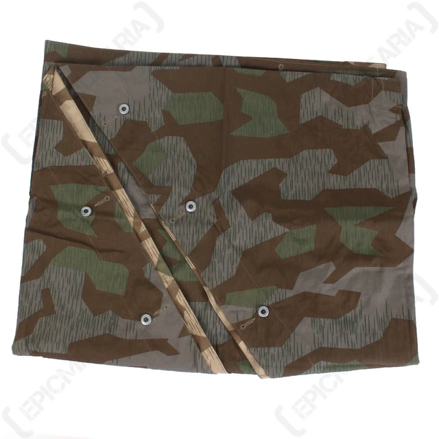 SPLINTER CAMO ZELTBAHN - WW2 Repro German Army Military Camouflage ...