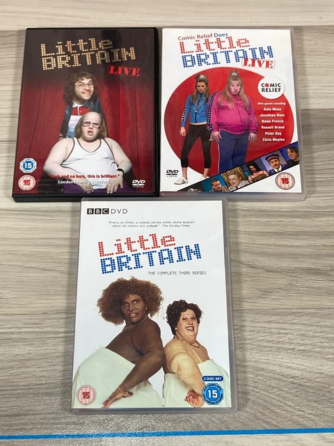 LITTLE BRITAIN COMPLETE Series 3 Little Britain Live & Comic Relief ...