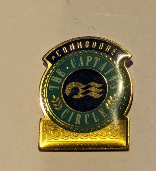 PRINCESS CRUISE COMMODORE Captain's Circle Enamel Pin Badge $8.58 ...