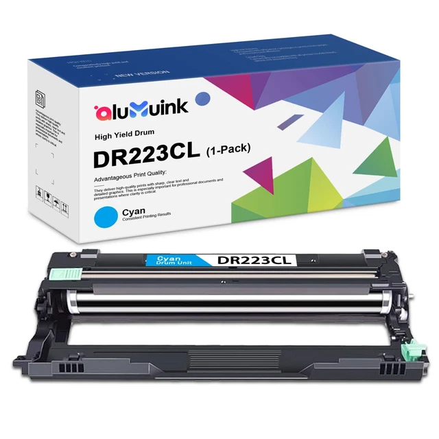 1PK CYAN HIGH Yield DR223CL Replacement for Brother DR223 Drum DCP ...