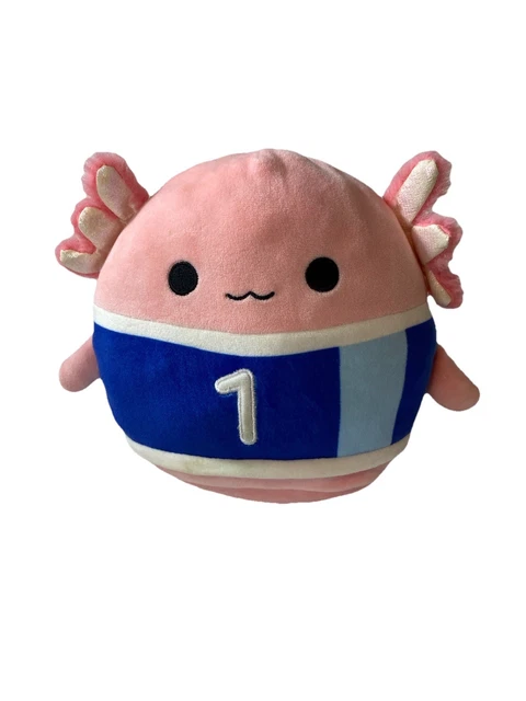 ORIGINAL SQUISHMALLOWS ARCHIE Pink Axolotl Football Shirt “1” Soft ...