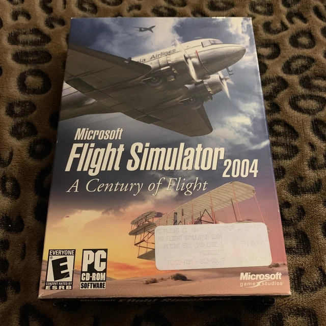 MICROSOFT FLIGHT SIMULATOR 2004: A Century of Flight 4 Disk Set - PC £7 ...