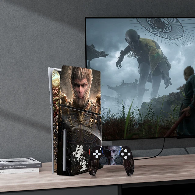 ADESIVO VINILE BLACK Myth Wukong per controller console digitale PS5 ...