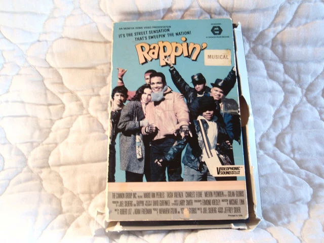 RAPPIN' VHS MGM Big Box Rap Hip-Hop Mario Van Peebles Ice-T 80'S Music ...
