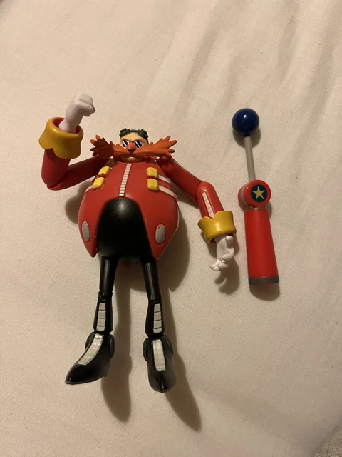 SONIC THE HEDGEHOG Dr. Eggman Articulated Figure 4" Robotnik Jakks ...