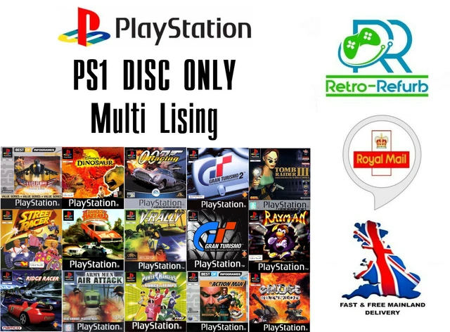 PLAYSTATION 1 PS1 Games - PAL Choose Your Title DISC ONLY - FAST FREE P ...