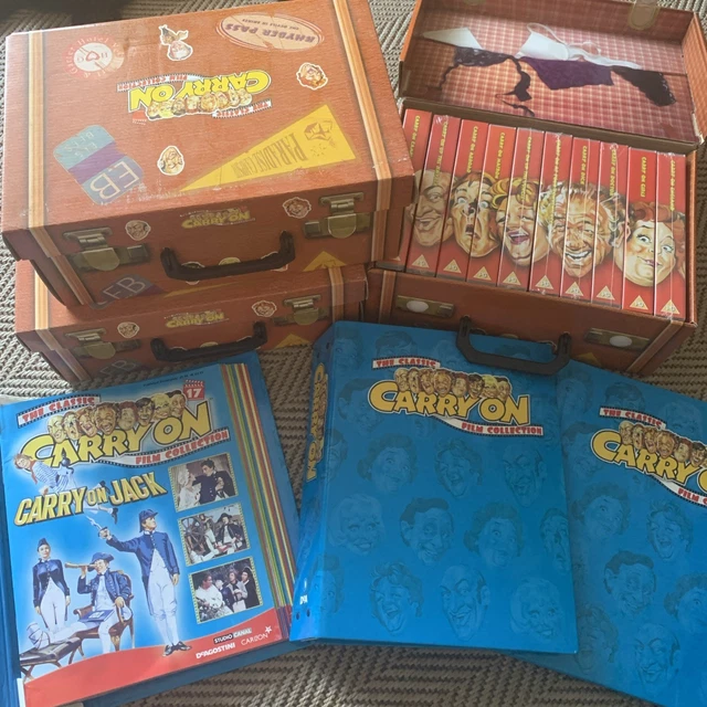 VHS VIDEO THE Classic Carry On Film Collection And Magazines Deagostini ...