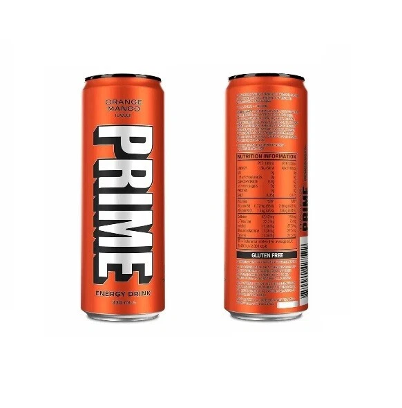 PRIME HYDRATION DRINK by Logan Paul & KSI ORNAGE MANGO CAN £8.13 ...