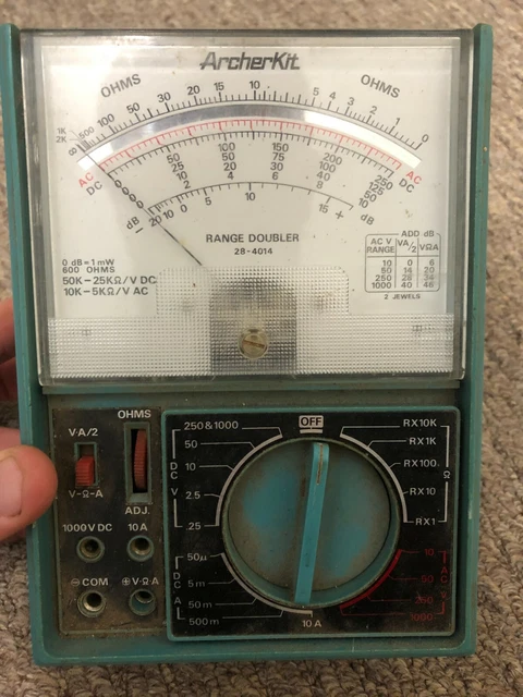 VINTAGE ARCHERKIT RANGE Doubler 28-4014 MULTIMETER Multitester ...