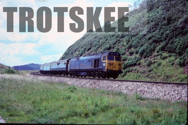 35MM SLIDE BR British Railways Diesel Loco 50 50013 Dawlish Warren 1982 ...