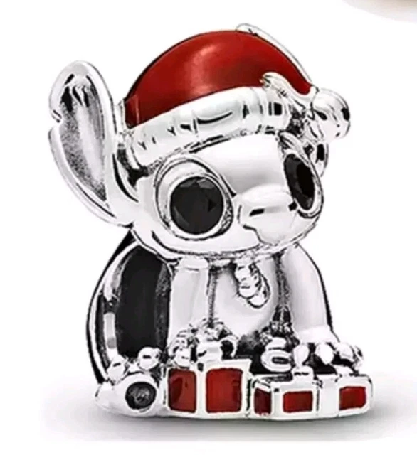 PANDORA X DISNEY Lilo And Stitch CHRISTMAS STITCH Charm S925ale ...