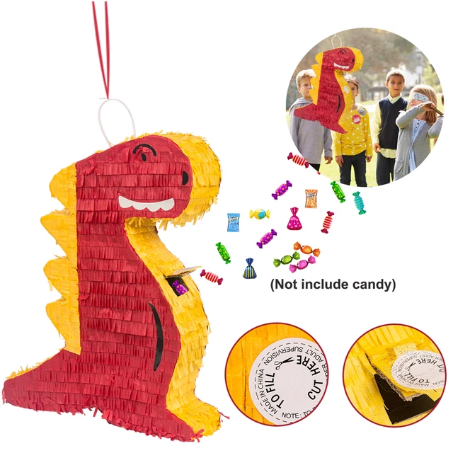 MEXICAN DINOSAUR PINATA for Kids Dino Theme Birthday Party (16.2 x 12.2 ...