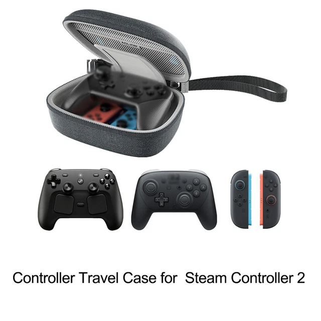 FOR STEAM CONTROLLER 2 Dedicated EVA Storage Case with Interior Mesh ...