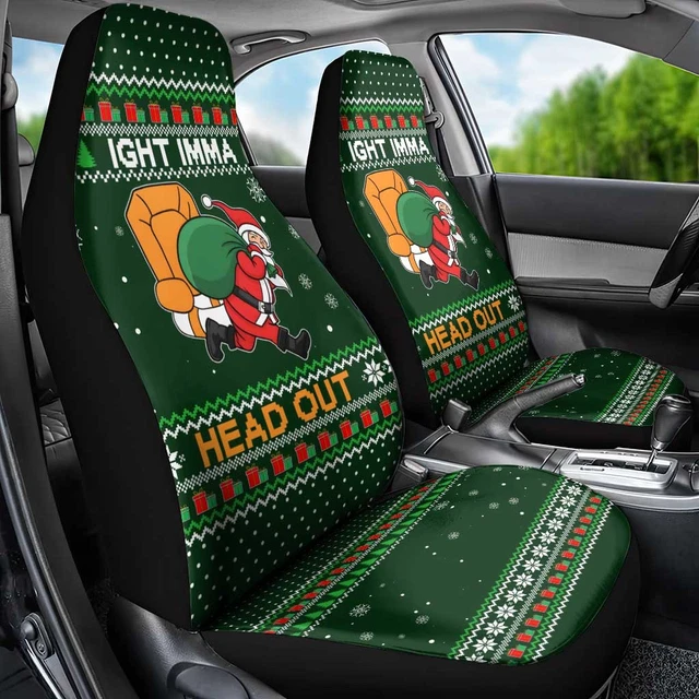 SURFER SWELL CHRISTMAS Car Seat Cover Xmas Holiday Patterns Ts04 $60.14 ...