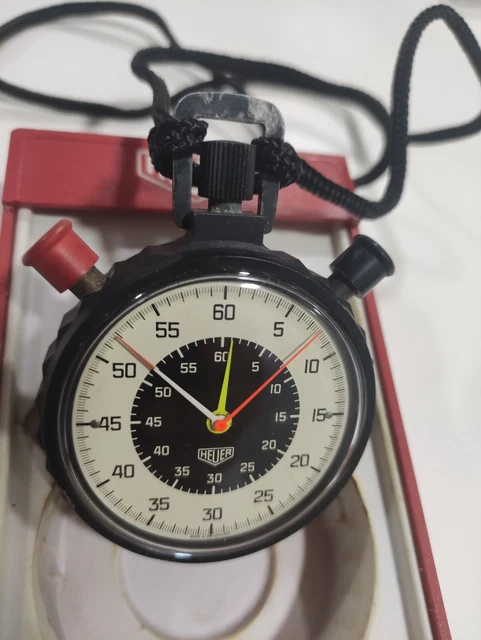 CRONOMETRO HEUER STOPWATCH Stoppuhr Rally Timer Chronometre Crono ...