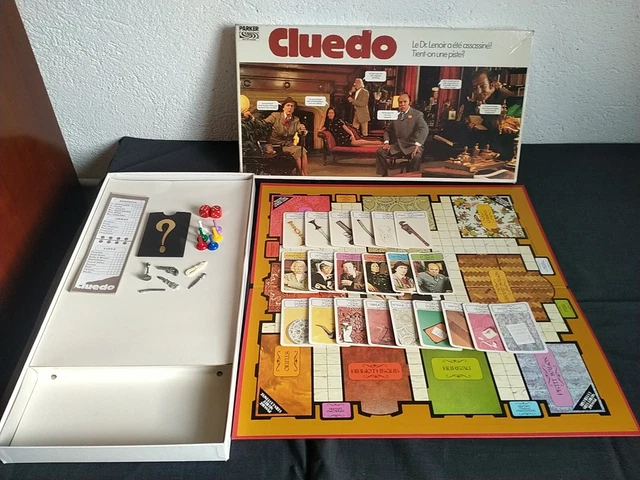 VINTAGE 1974 CLUEDO Board Set COMPLETE GOOD CONDITION OFFERED SHIPPING ...