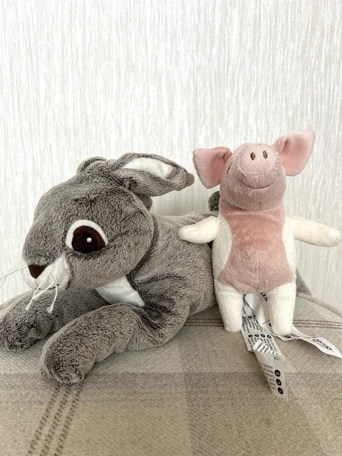 IKEA HARE RABBIT Vandring Hare and Ikea Pig Kelgris soft toys £10.00 ...