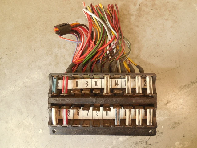 MERCEDES R107, C107 fuse box USED 350SL, 350SLC, 450SL, 450SLC ...