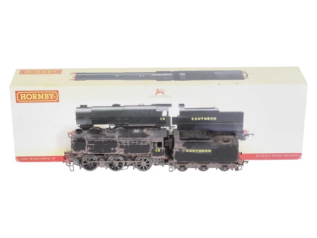 HORNBY R2343 OO Scale SR 0-6-0 Class Q1 C8 Steam Locomotive & Tender ...
