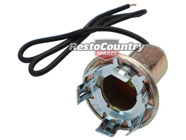 HOLDEN INDICATOR GLOBE Plug Holder BAY15s Base Torana LC LJ LH LX UC ...