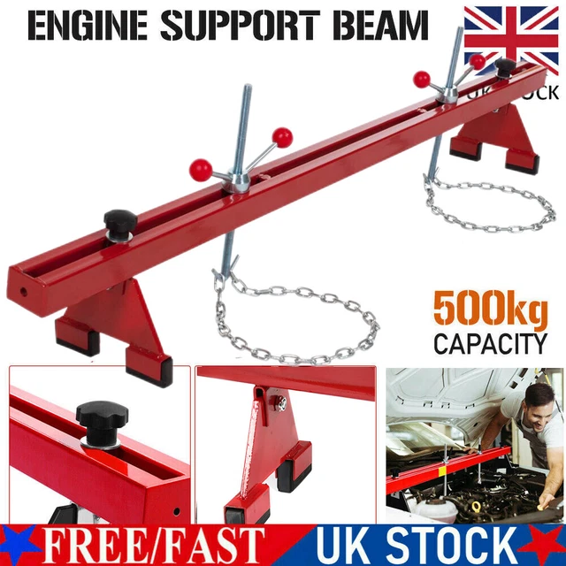 HEAVY ENGINE SUPPORT double beam bar stand motor traverse lifter ...
