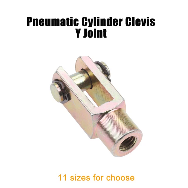 M6-M20 PNEUMATIC CYLINDER Mounting Knuckle Rod Y Joint Bore Air ...