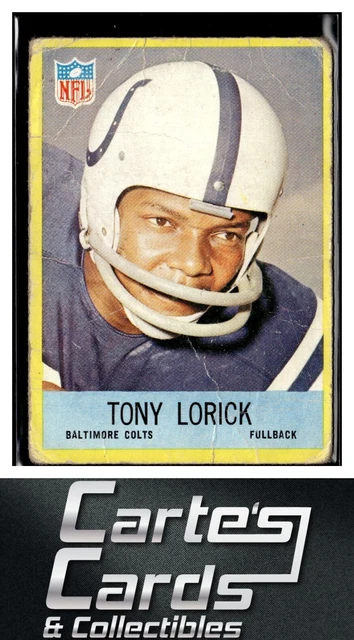 TONY LORICK 1967 Philadelphie #18 Colts de Baltimore EUR 2,12 - PicClick FR