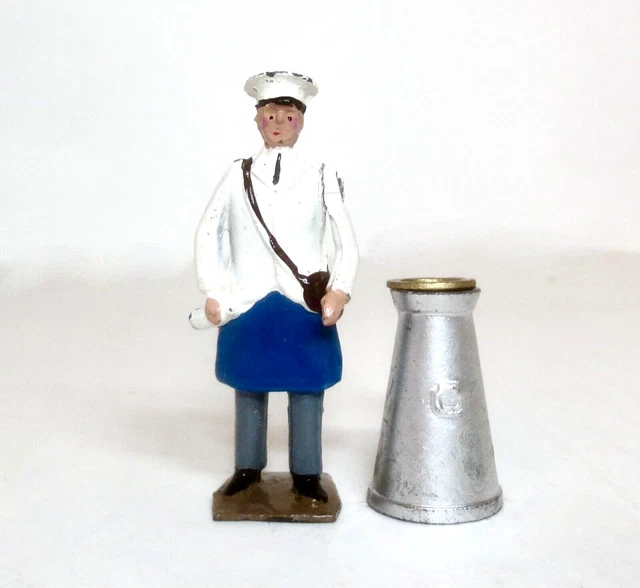 BRITAINS LEAD TOY Soldier Figure MILKMAN £11.44 - PicClick UK
