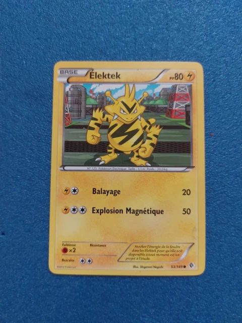 CARTE CARD POKÉMON pokemon Elektek 53 149 EUR 4,99 - PicClick FR