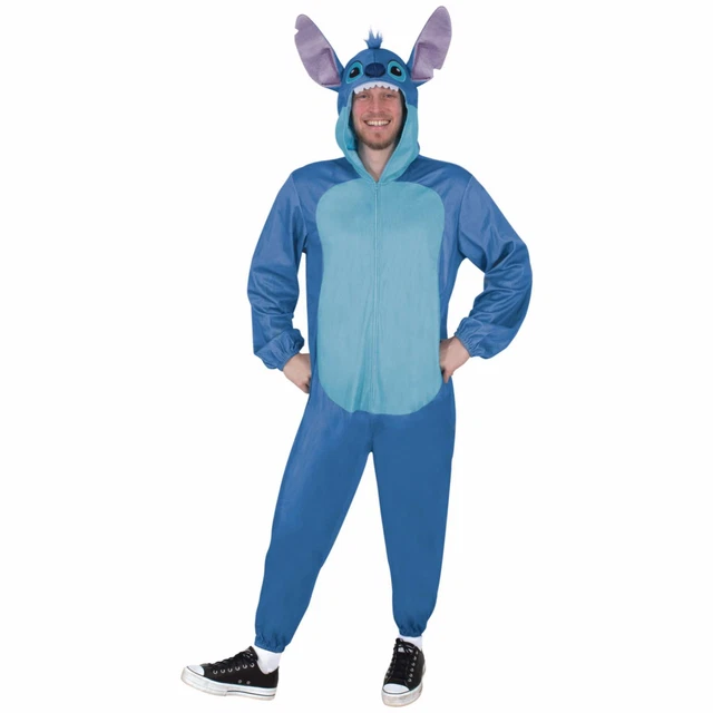 STITCH DISNEY LILO & Stitch Adult Unisex Mens Costume Hooded Jumpsuit £ ...