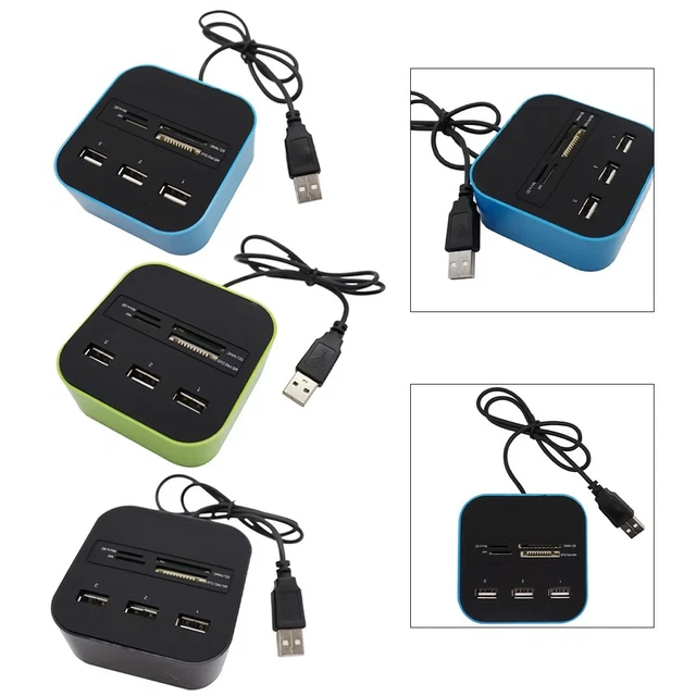 RÉPARTITEUR USB MULTIFONCTION Efficace avec 3 Ports pour Connexion ...